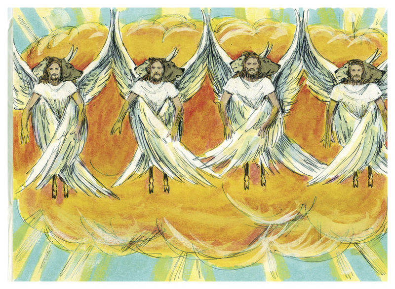 Ezekiel's Four Living Creatures - Israel Institute of Biblical Studies